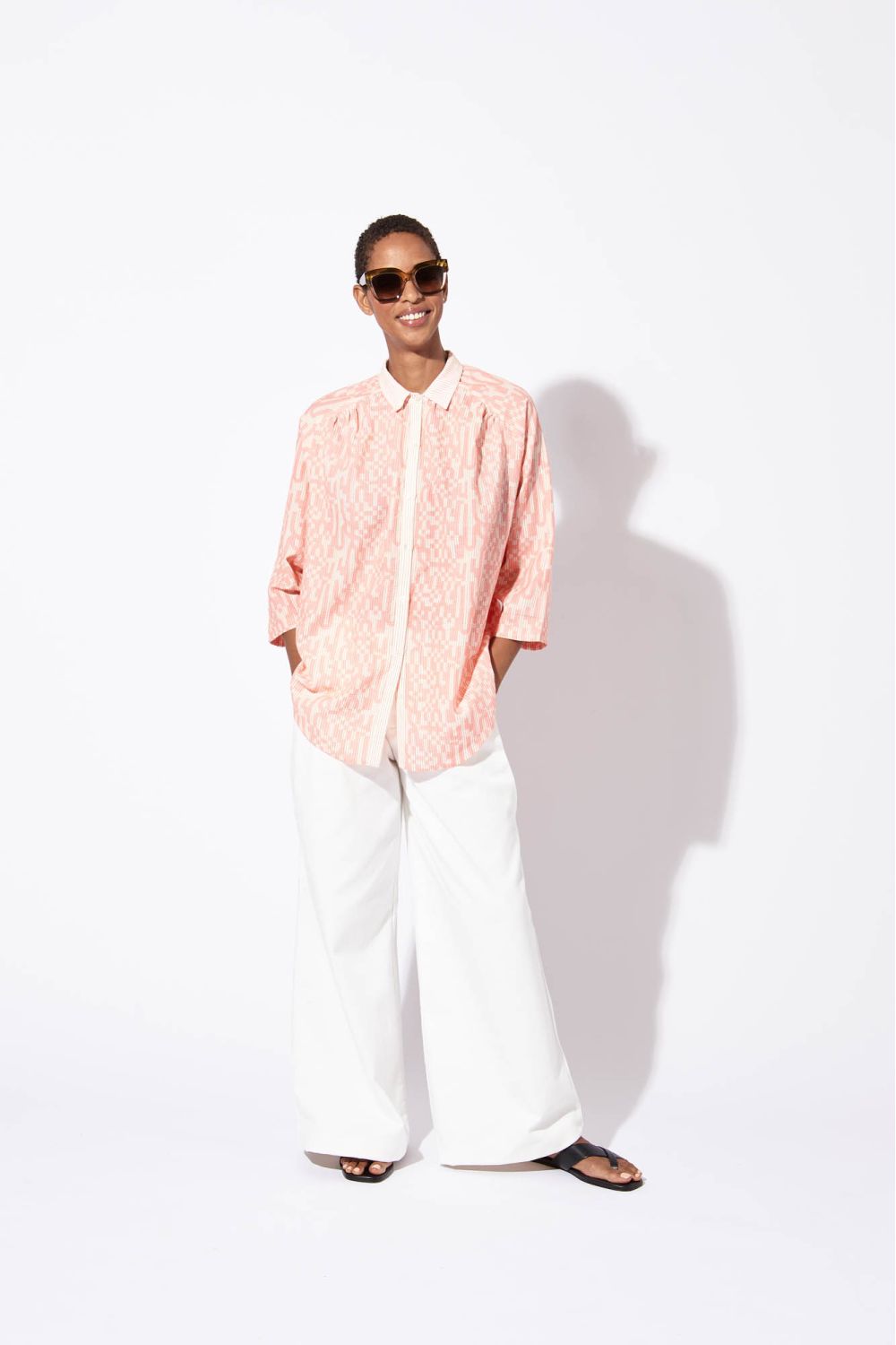 Top Adèle Damier Rose